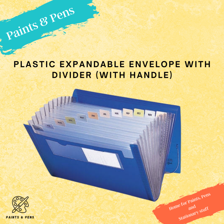 Plastic Expandable Envelope with Divider (Long) | Lazada PH