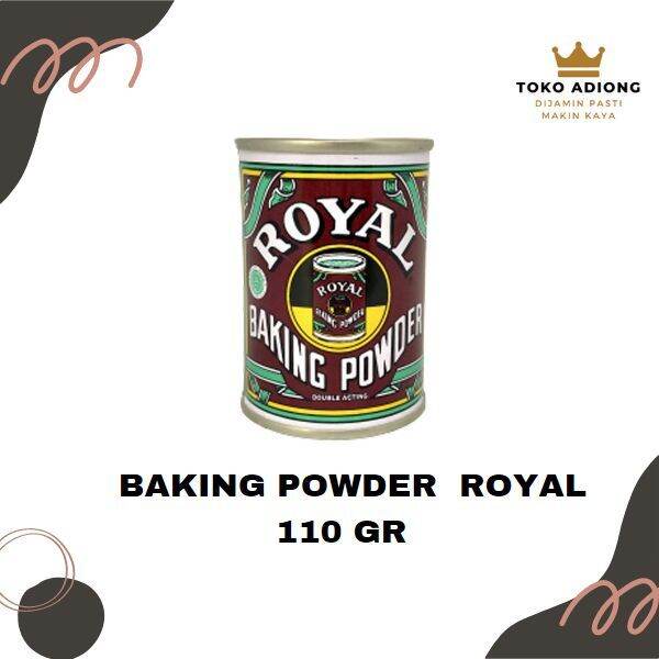 ROYAL - BAKING POWDER / DOUBLE ACTING - 110 G / KALENG | Lazada Indonesia