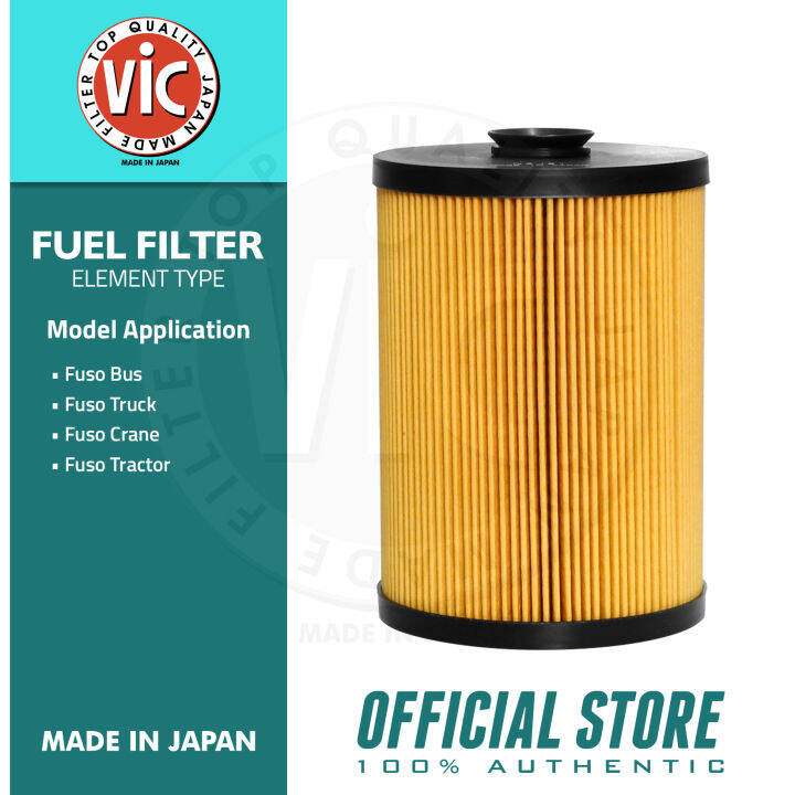 VIC Fuel Filter F-333 for Fuso Super Great (6M70-T), (8DC11), (6M70-T5 ...