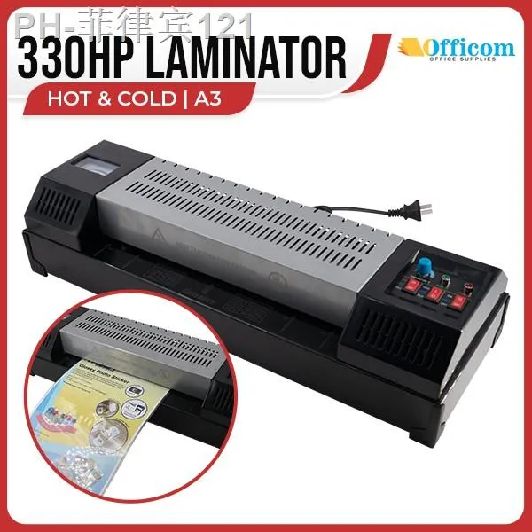 ☂ Officom Laminating Machine A3 Size 330hp Hot Cold Reverse Heavy