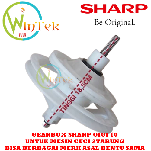 GEAR BOX MESIN CUCI SHARP 2 TABUNG UMUM | GEARBOX | GIRBOX | GERBOX ...
