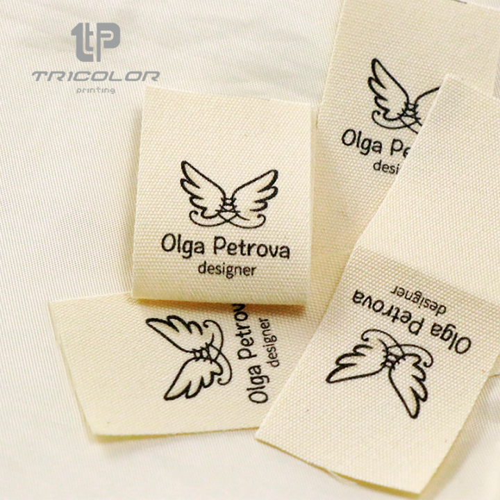 25*70mm Custom Pattern Cotton Label Custom Brand Label Custom Clothing ...