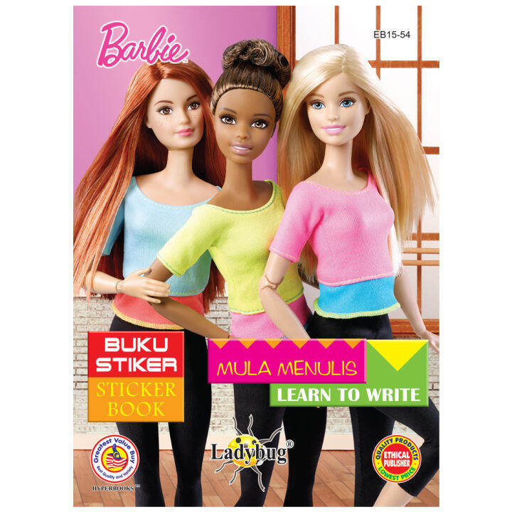 Barbie Sticker Book 16 Pages B5 Size EB15 - 54 | Lazada