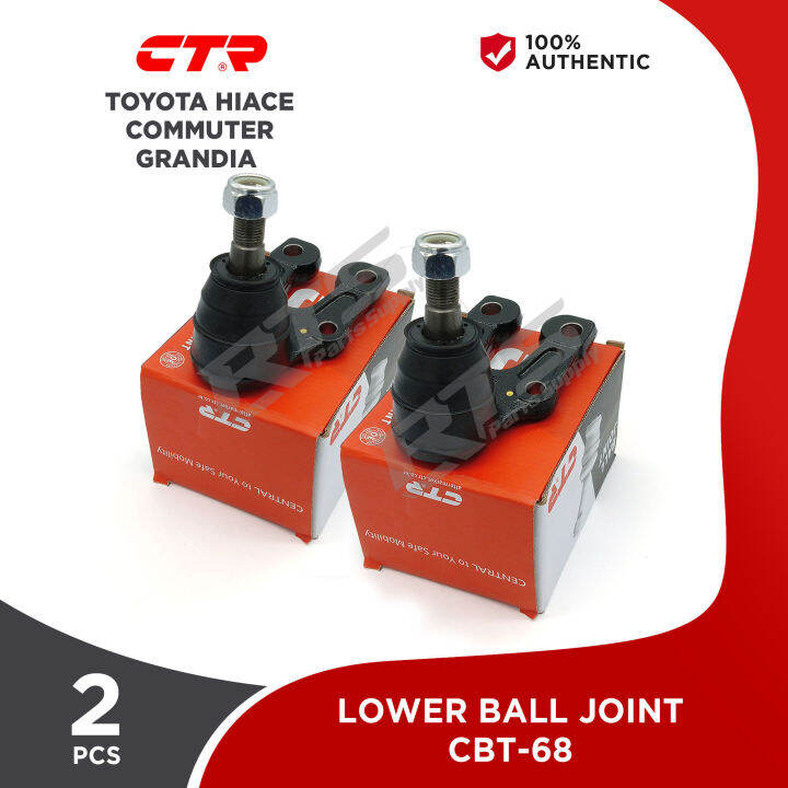 CTR 2PCS Lower Ball Joint for Toyota Hiace Commuter / Grandia 2005-2018 ...