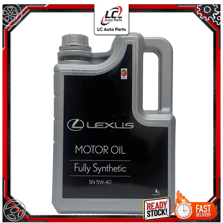 Lexus 5W40 API-SN Fully Synthetic Engine Oil Toyota Motor Oil (4L) | Lazada