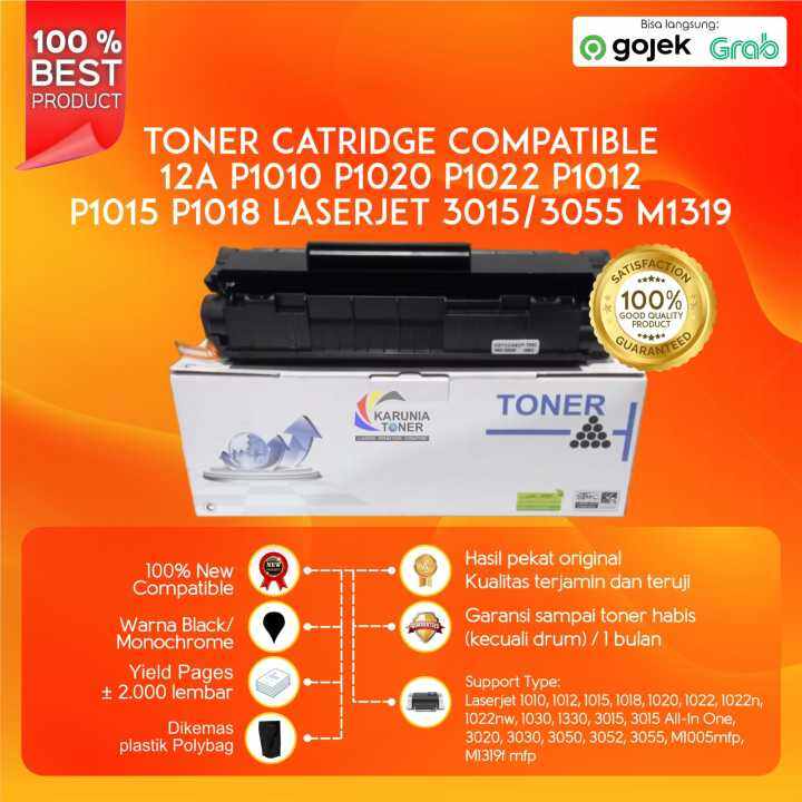 Cartridge Toner Compatible STANDART Q2612A 12A HP LaserJet M1319f Best ...