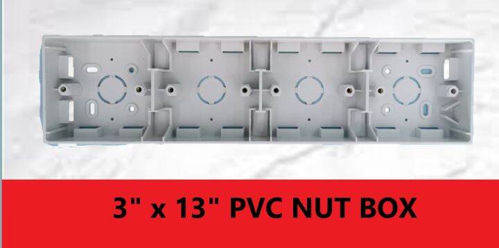 3"x13" PVC NUT BOX SURFACE TYPE/KOTAK SWITCH/KOTAK SOCKET | Lazada