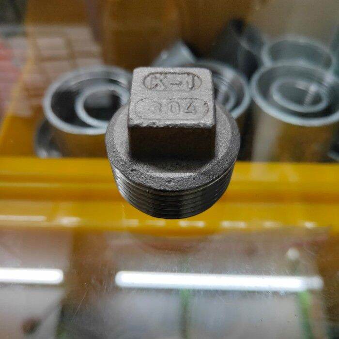 PLUG STAINLESS SS 304 DRAT LUAR 1" | Lazada Indonesia