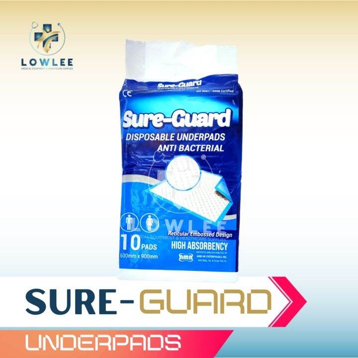 Underpads Sureguard 10pcs/pack | Lazada PH