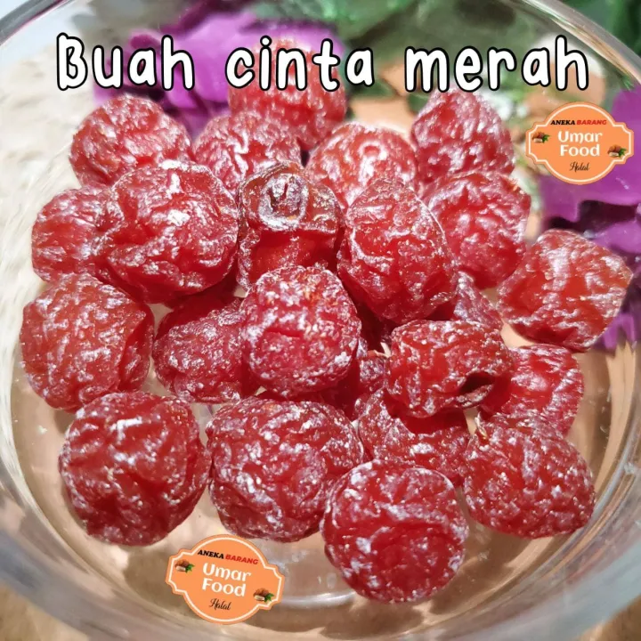 Asam Masam Manis BUAH CINTA MERAH (100gm/250gm) [Pilih Di Variasi] | Lazada