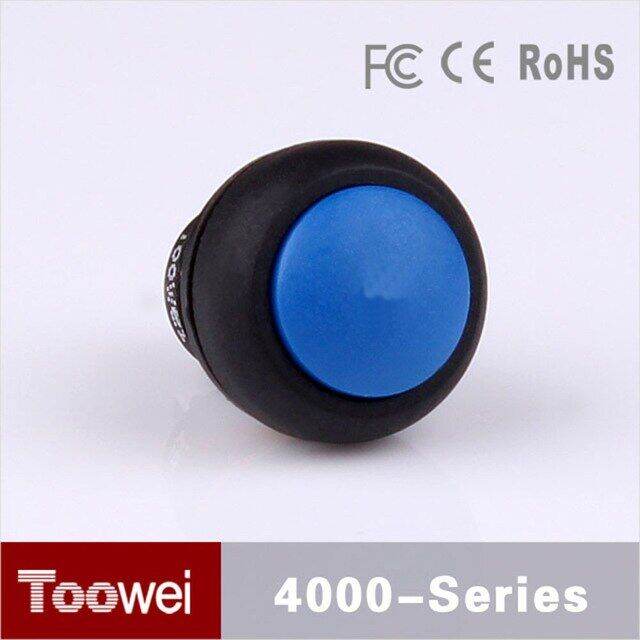 Toowei Waterproof Push Button Micro Switch 12mm Mini White Waterproof
