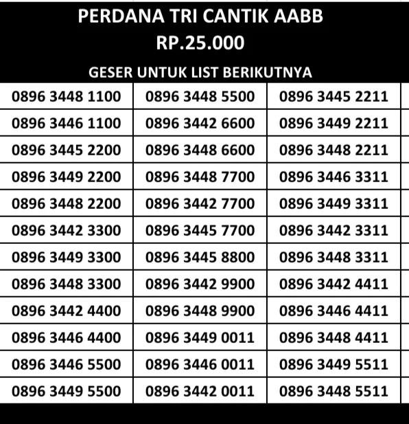 kartu perdana tri 4,5Gpro nasional | Lazada Indonesia