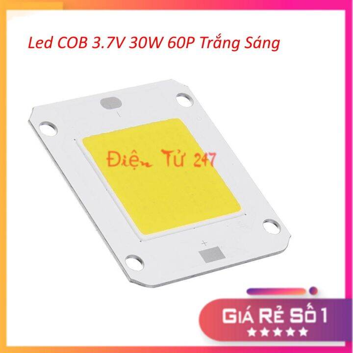 Đèn Led COB 3.7V 30W 60P Trắng Sáng | Lazada.vn