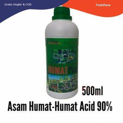 Pupuk Asam Humat 90% Humic Acid Pupuk Penyubur Tanah Murni 500ml / 1000 ...