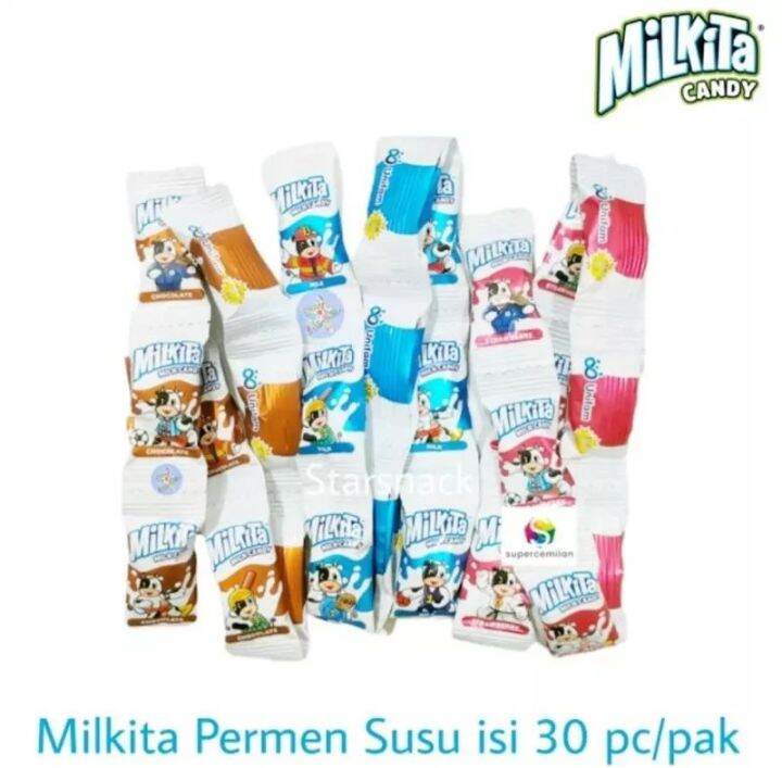 Milkita Candy Mix Permen Susu 1Pak isi 30Pcs | Lazada Indonesia