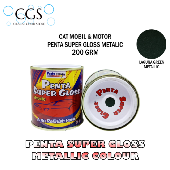 PENTA LAGUNA GREEN PEARL 5107M 200 gram - penta hijau metalik - cat ...