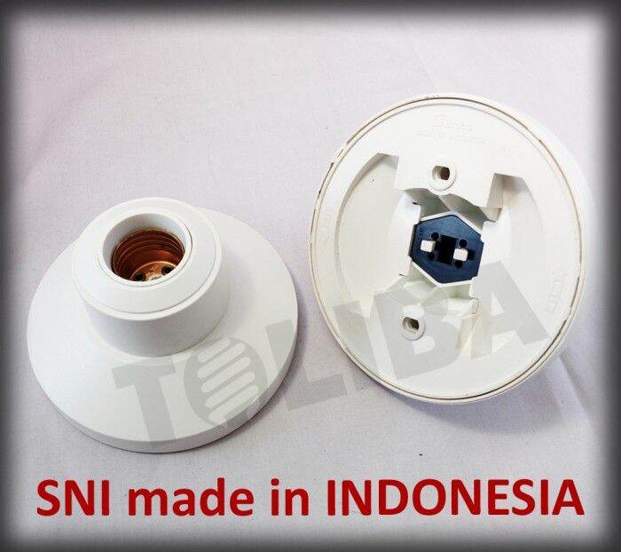 fitting plafon broco fiting lux tempel besar / tempat rumah lampu sni ...