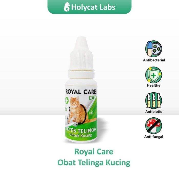 Obat ROYAL CARE TETES TELINGA Kucing 10ml 10 ML Obat Sakit ear mite ...