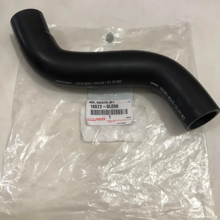 ORIGINAL TOYOTA LOWER RADIATOR HOSE FOR INNOVA/FORTUNER/HILUX 2005-2015 ...
