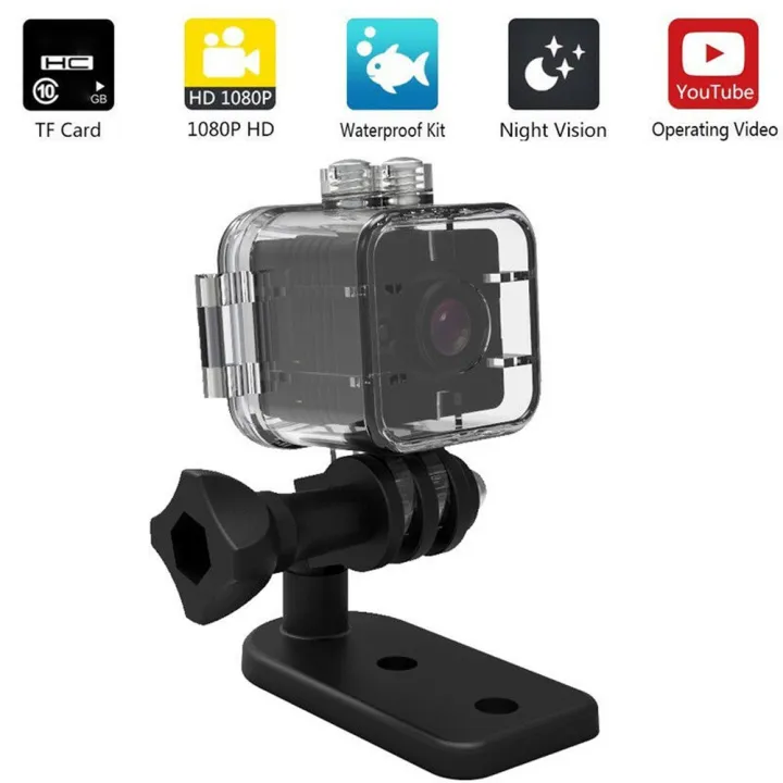 SQ12 action camera Waterproof HD 1080P Mini Sport Camera Outdoor DV ...