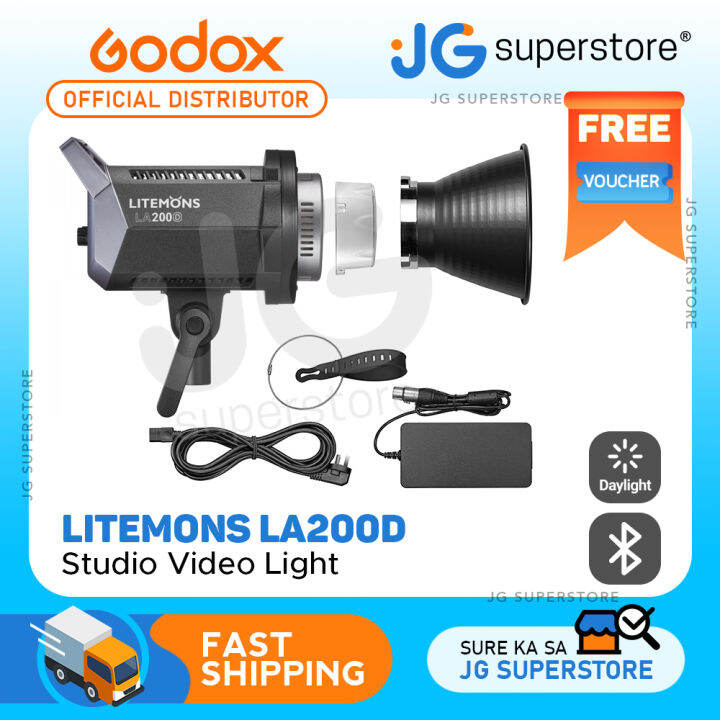 Godox Litemons LA200D Studio LED Video Light (Daylight) 230W with 5600K ...