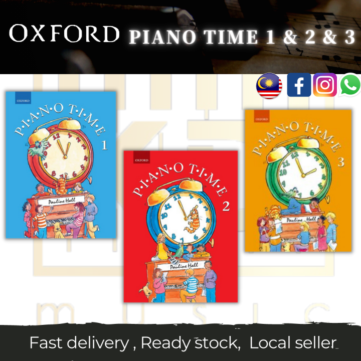 ☆OXFORD PIANO BOOK ☆ PIANO TIME 1 & 2 & 3 | Lazada