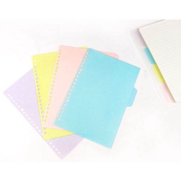 Pembatas Binder Pastel Transparan A5 B5 / Pembatas Binder Plastik warna ...