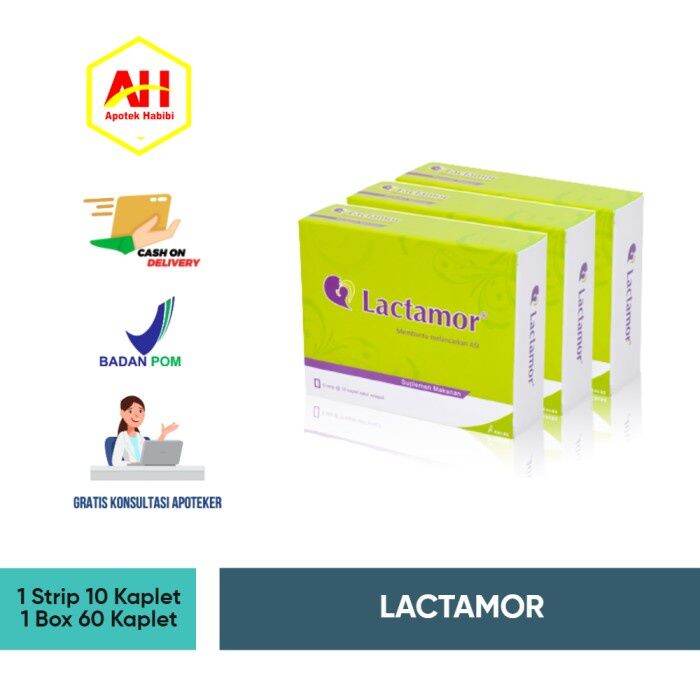 LACTAMOR LAKTAMOR LAC LAK TAMOR 1 STRIP BLISTER 10 TABLET OBAT ...
