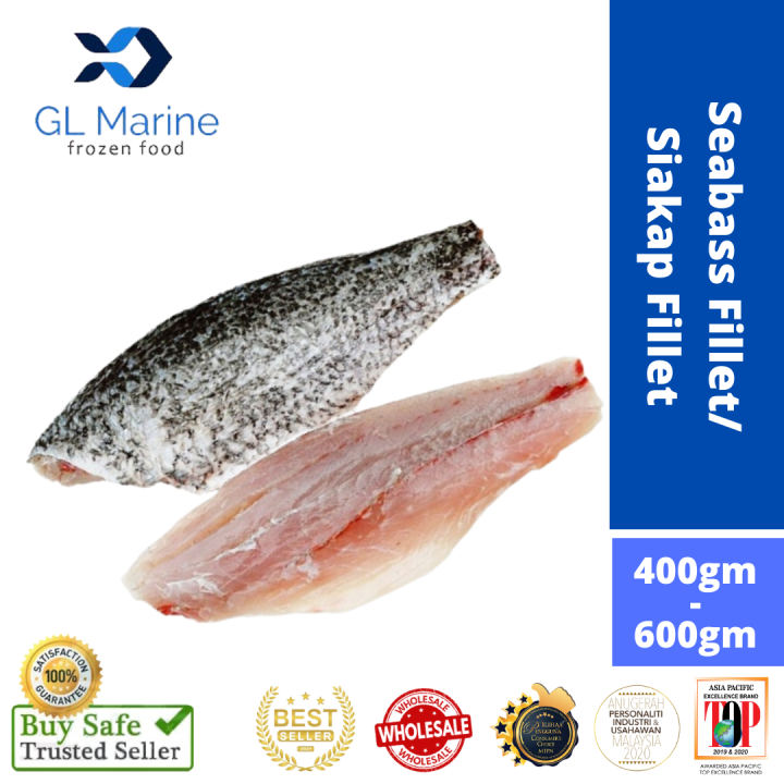 [Premium][Fish n Chip] Seabass Fillet/Siakap Fillet [ 200-400GM ] | Lazada