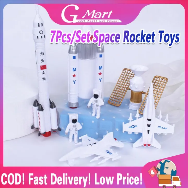 Space Shuttle Astronaut Aeronautical Model Rocket Scene Cake Decoration ...