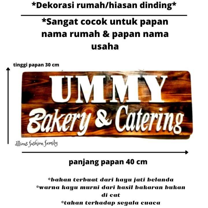 HIASAN DINDING RUMAH I HIASAN DINDING TOKO I PAPAN NAMA TOKO I PAPAN ...