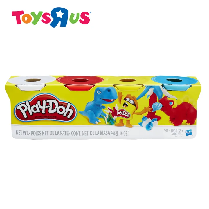 Play-Doh Classic Color (White, Red, Yellow, Sky Blue) | Lazada PH