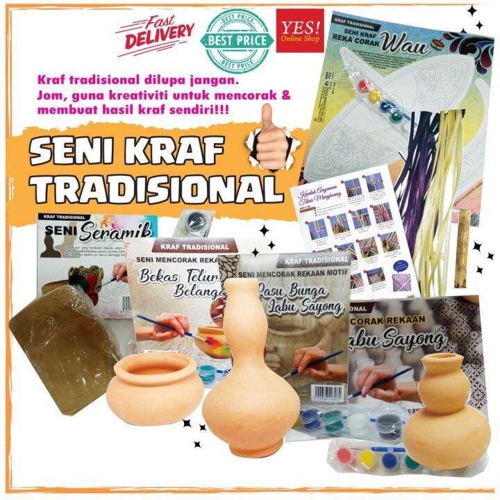 Seni Kraf Tradisional Seni Seramik / Telur Belanga / Labu Sayong / Pasu ...