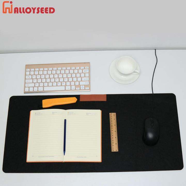 Office Computer Desk Mat Modern Table Wool Felt Laptop Cushion Desk Mat ...