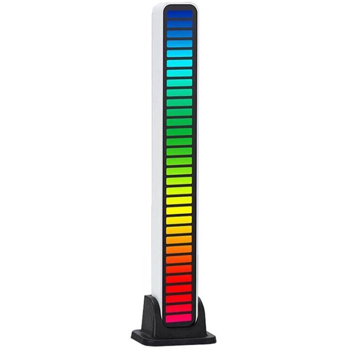 Voice Level Lights,APP Controlled RGB Wireless Voice Control Music ...
