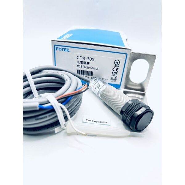 เซ็นเซอร์ FOTEK CDR-30X photo sensor ไฟ 10-30vdc ขนาด M18 สินค้าพร้อม ...