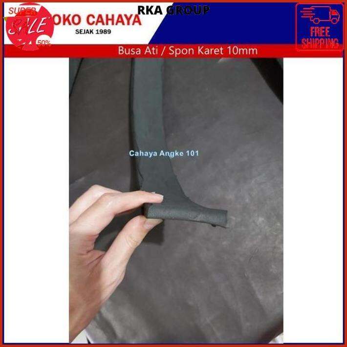 Spon Eva Sponge Busa Ati Spon Karet 10Mm Hitam 120 X 210 Cm Lembaran ...