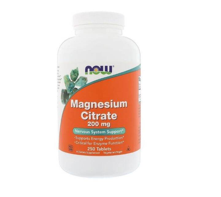 Spot us Now Foods Magnesium Citrate citric acid Magnesium Magnesium 200 ...