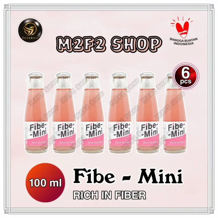 Fibe Mini Rich In Fiber Minuman Berserat - 100 ml (Kemasan 6 Pcs ...