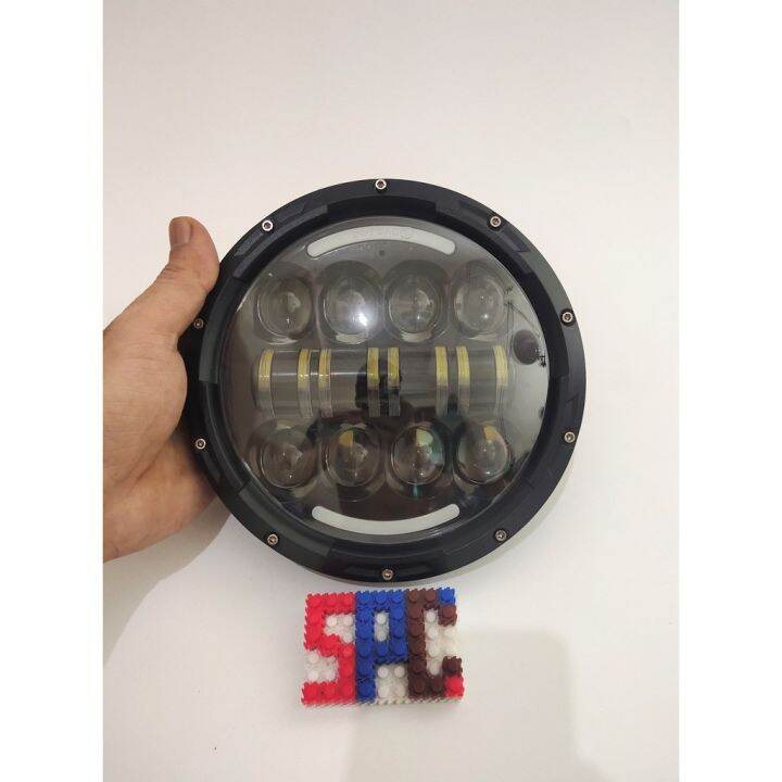 LAMPU LED DAYMAKER 16 MATA 2 WARNA SENJA PUTIH KUNING HIGH LOW 7 INCH ...
