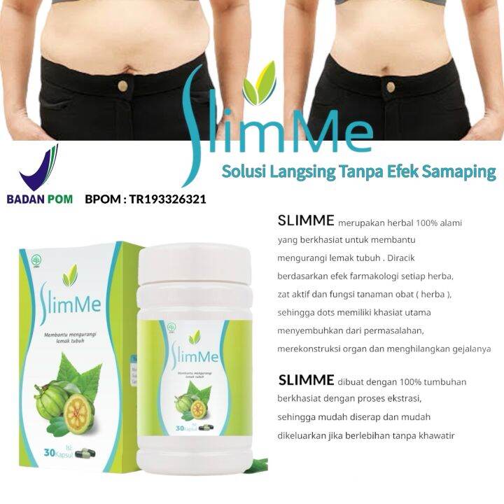 Slimme Pelangsing Isi 30 Kapsul ( Pelangsing Herbal Alami)/Produk ...