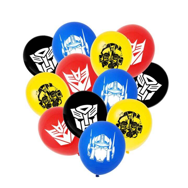 Transformers Bumblebee Optimus Prime Latex Balloon Party Needs ...
