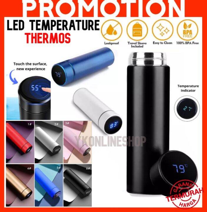 ~Ship From KL~ Smart LED temperature display Vacuum Flask Thermos Keep ...