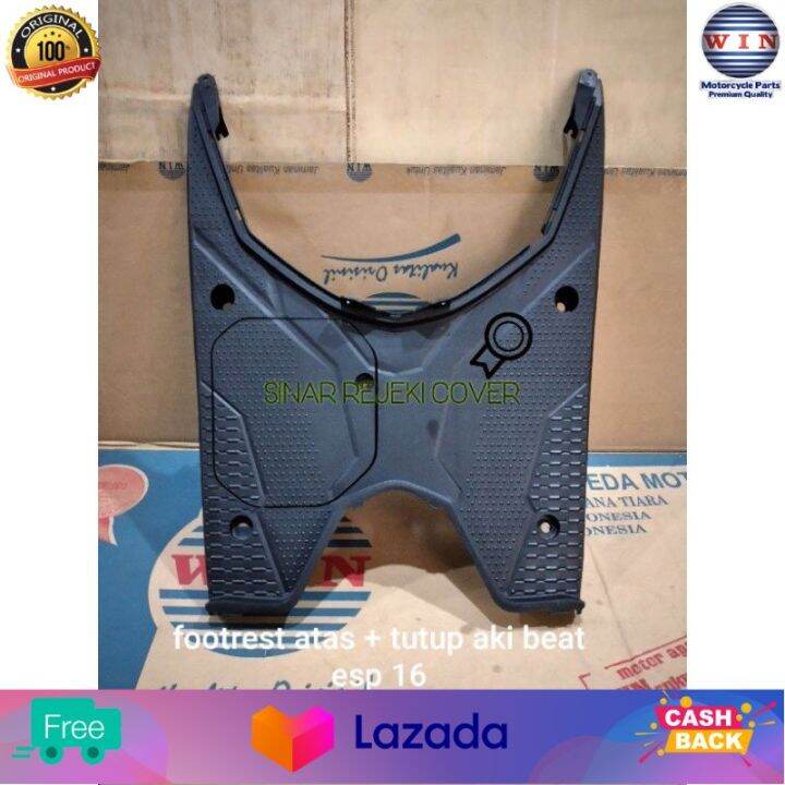 WIN - LANTAI BORDES DEK KAKI PIJAKAN KAKI ATAS BEAT ECO 2016 2017 2018 2019 STREET K81 | Lazada ...