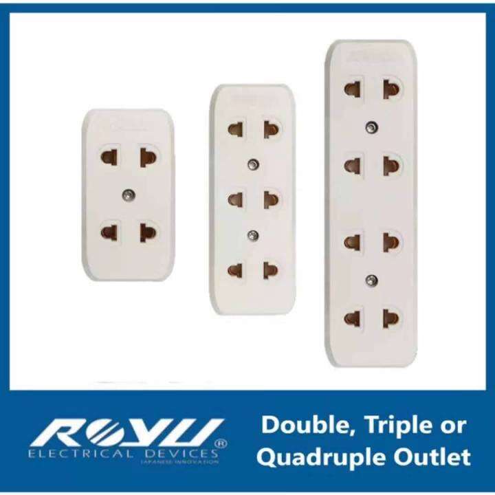 Royu extension universal outlet surface type.1gang, 2gang,3gang.10A ...