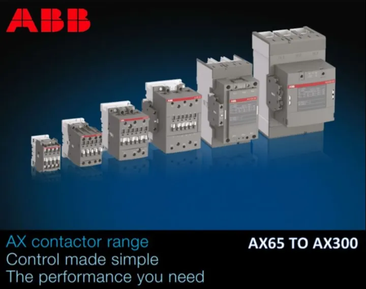 ABB Contactor AX-65 AX80 AX95 AX115 AX150 AX185 AX205 AX260 AX300 | Lazada
