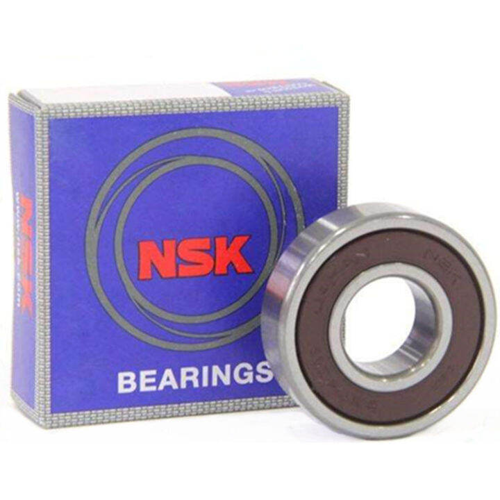 2 ชิ้น 6303 DU ( 17 x 47 x 14 mm. ) NSK BALL BEARING ลูกปืนเม็ดกลม ฝา ...