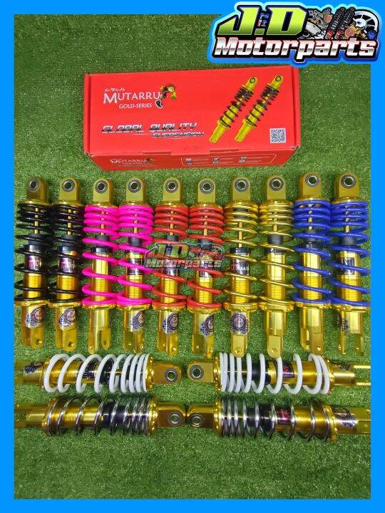 MUTARRU DUAL SHOCK ABSORBER 270mm GOLD SERIES AEROX / NMAX V2 / NUOVO ...