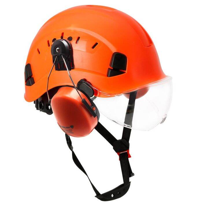 Industrial Forestry Safety Helmet Visor Earmuffs Chainsaw Arborist ...