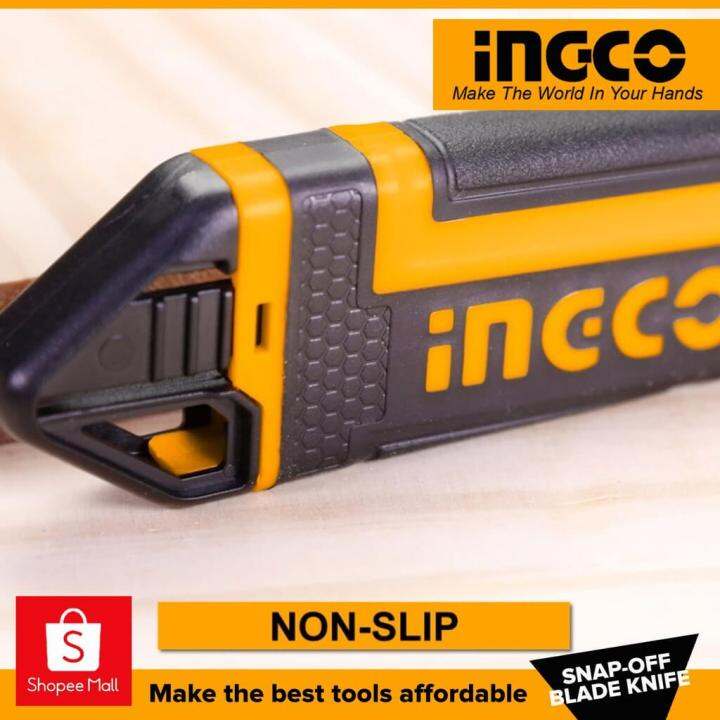 Industrial Snap Off Blade Cutter Knife (18x100mm) with 3pcs SK5 Blades ...